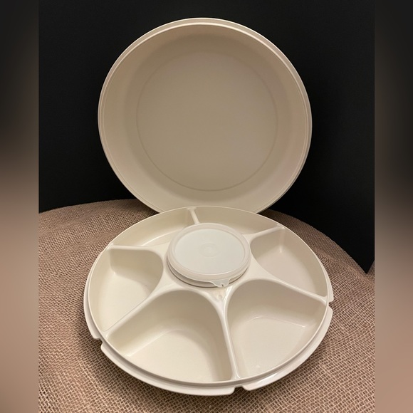Tupperware | Kitchen | Vintage Tupperware 4 Piece Hors Doeuvres Tray 6 ...